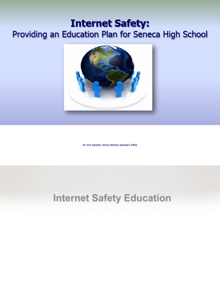 Seneca HS Internet Safety Power Point | PDF | Cyberbullying | Internet