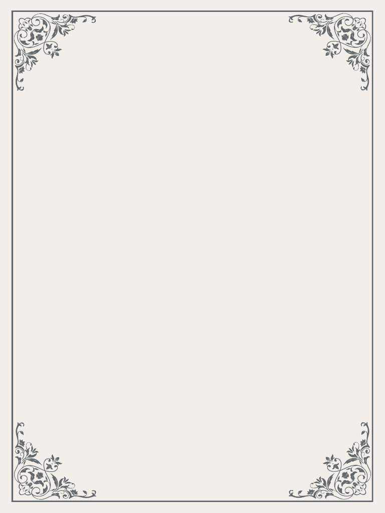 Gray Vintage Page Border | PDF