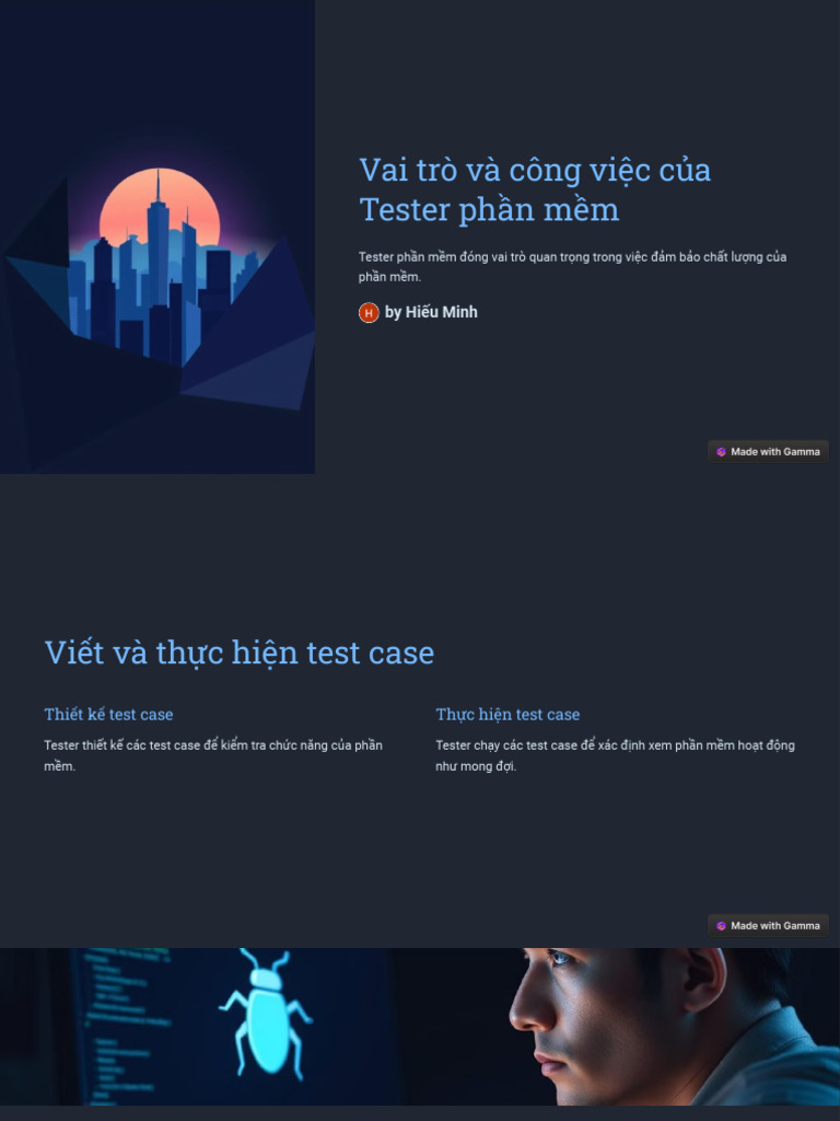 Vai Tro Va Cong Viec Cua Tester Phan Mem | PDF