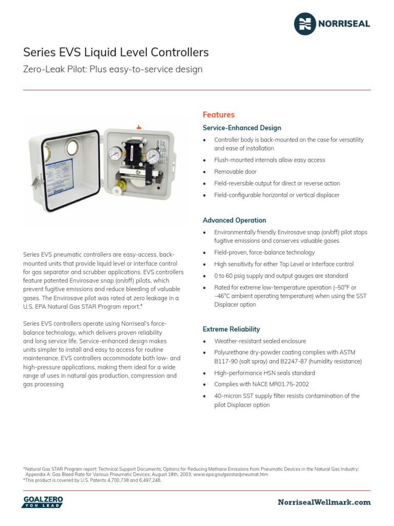 EVS Pneumatic Controllers Overview | PDF | Gases | Implied Warranty