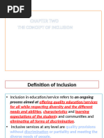 Chapter 2 Inclusiveness | PDF | Inclusion (Education) | Special Education