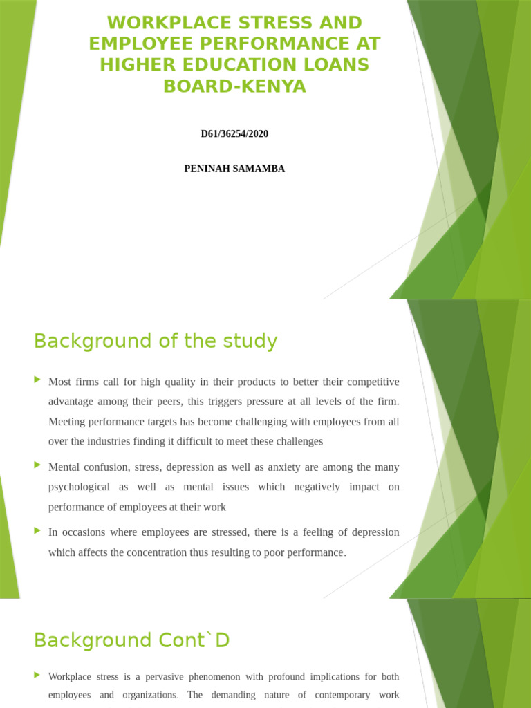 Impact of Workplace Stress on Performance | PDF | Regression Analysis ...