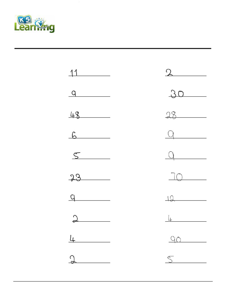 Grade 6 Dividing 2 Digit Decimals by A Decimal Whole Number Quotients A ...