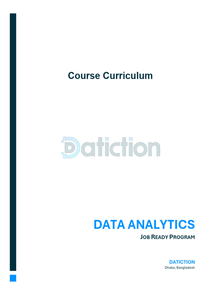 (DA4.1) Data Analytics Job Ready Program | PDF | Databases | Microsoft Excel