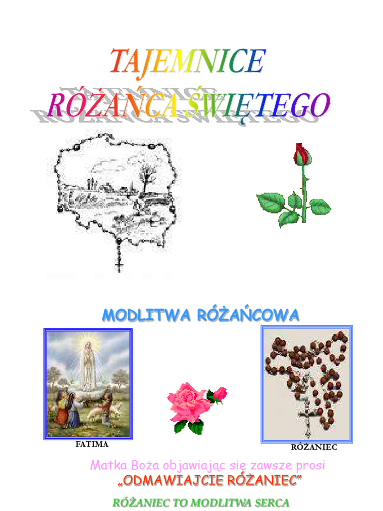 Tajemnice Rozanca Swietego1 | PDF