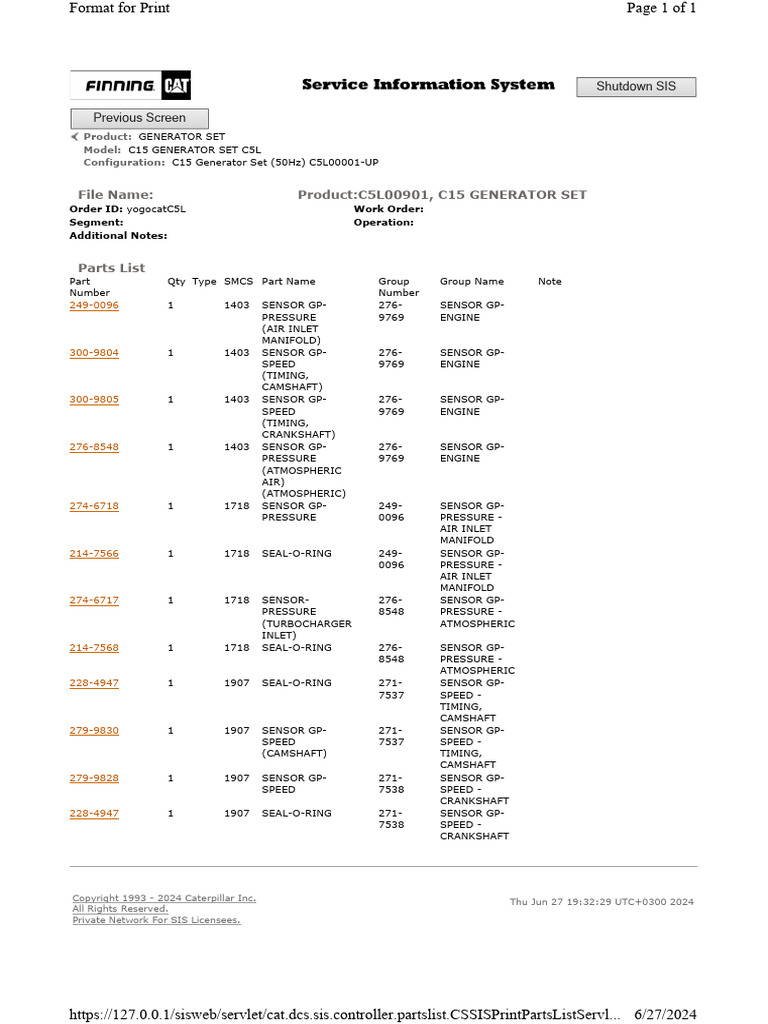 Cat.dcs.Sis.controller 1 | PDF | Vehicle Parts | Automotive Technologies