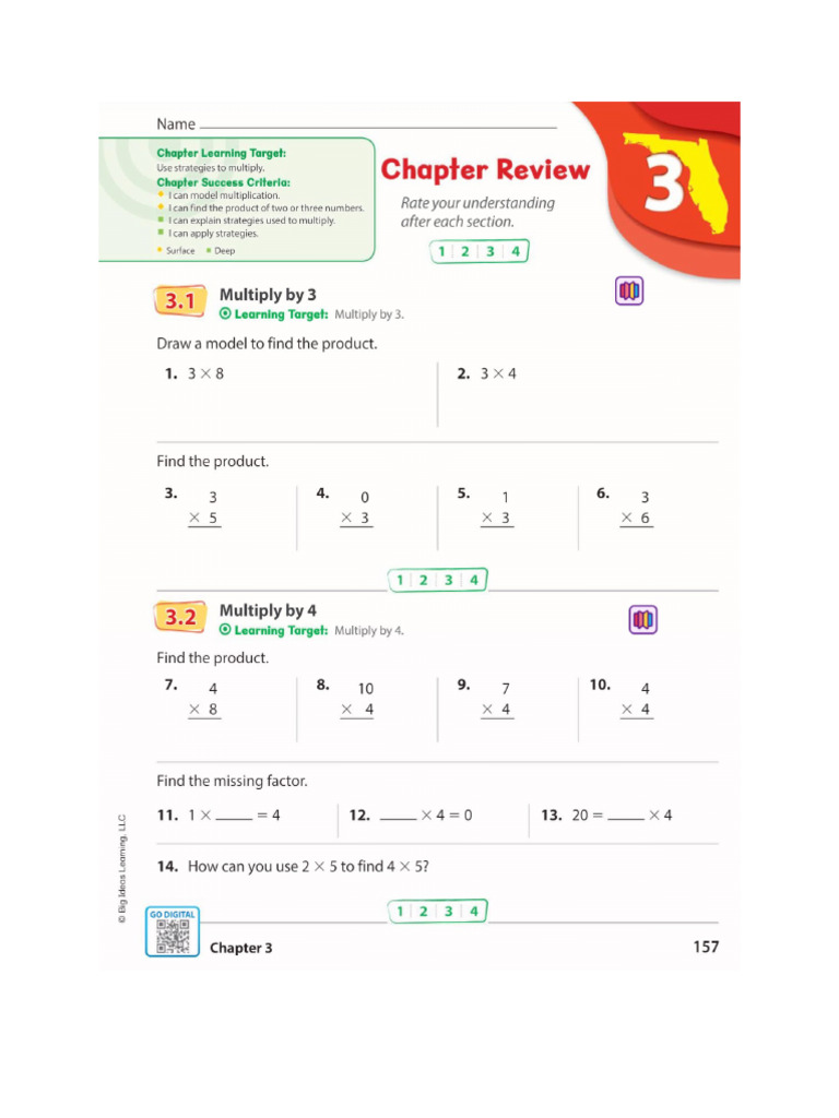 Ch3and4Practice BigIdeasMath | PDF