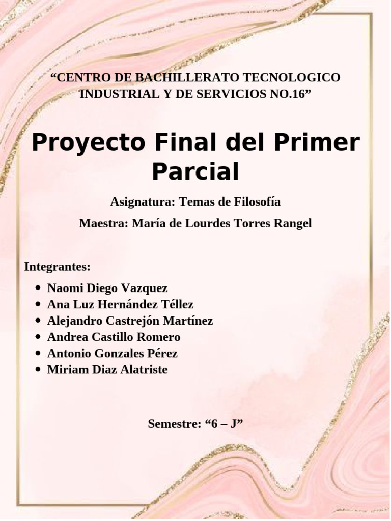Proyecto de Filosofia | PDF