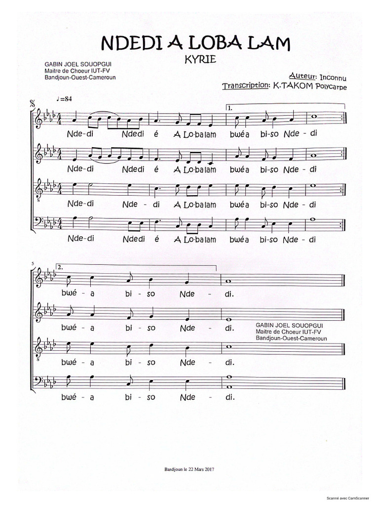 Ndedi A Loba Lam | PDF