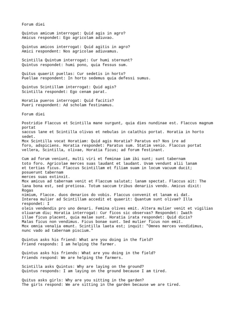 latinski test | PDF | Ficus