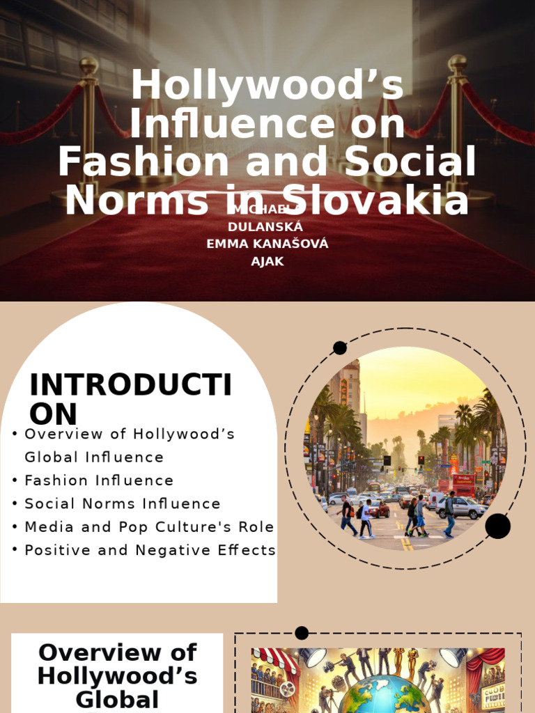 Hollywood's Influence On Fashion and Social Norms in Slovakia | PDF ...