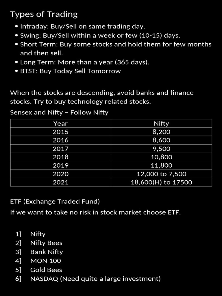 Trading Strategies & Market Trends | PDF