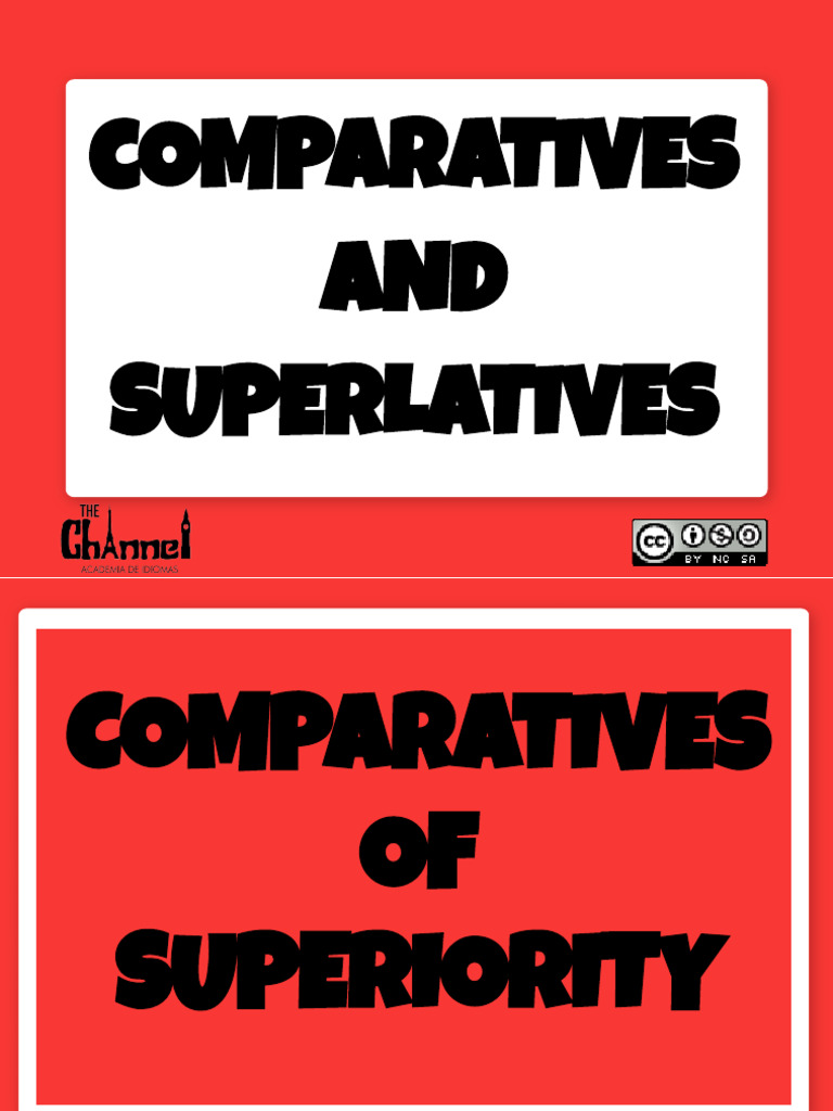 Understanding Comparatives and Superlatives | PDF | Linguistics
