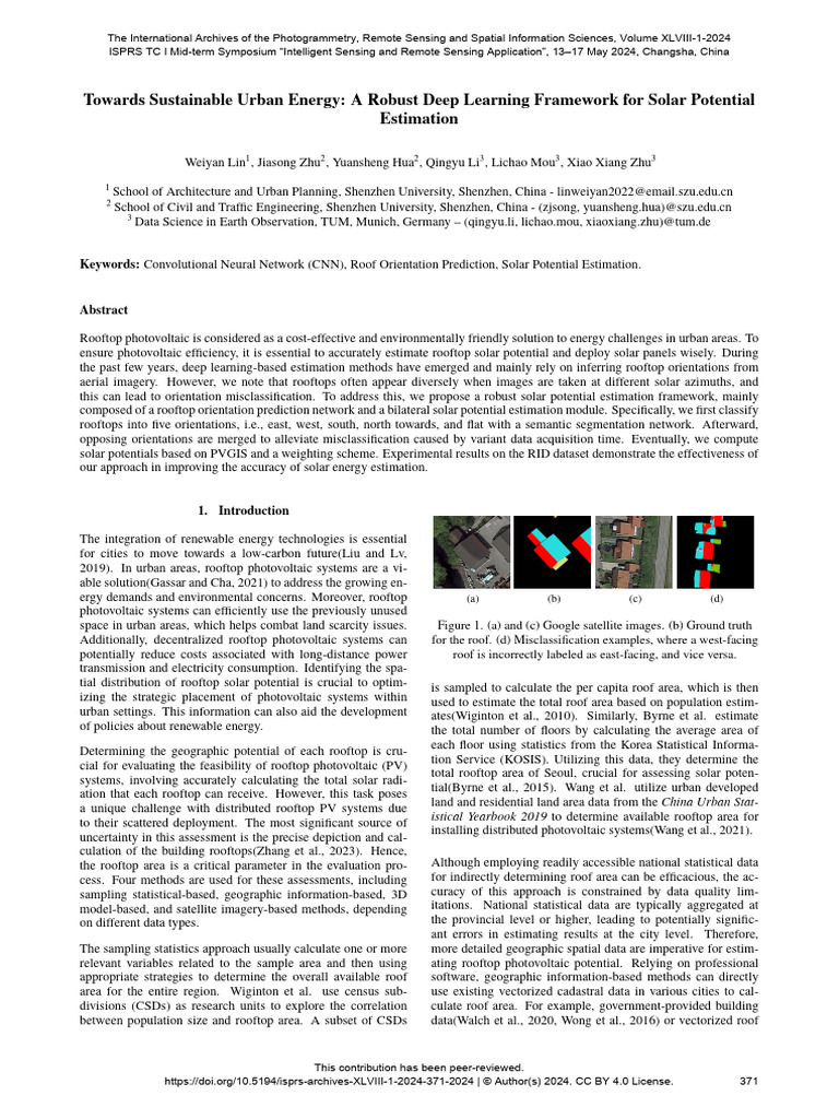 Towards Sustainable Urban Energy A Robust Deep Learning Framework For Solar Potential Estimation ...