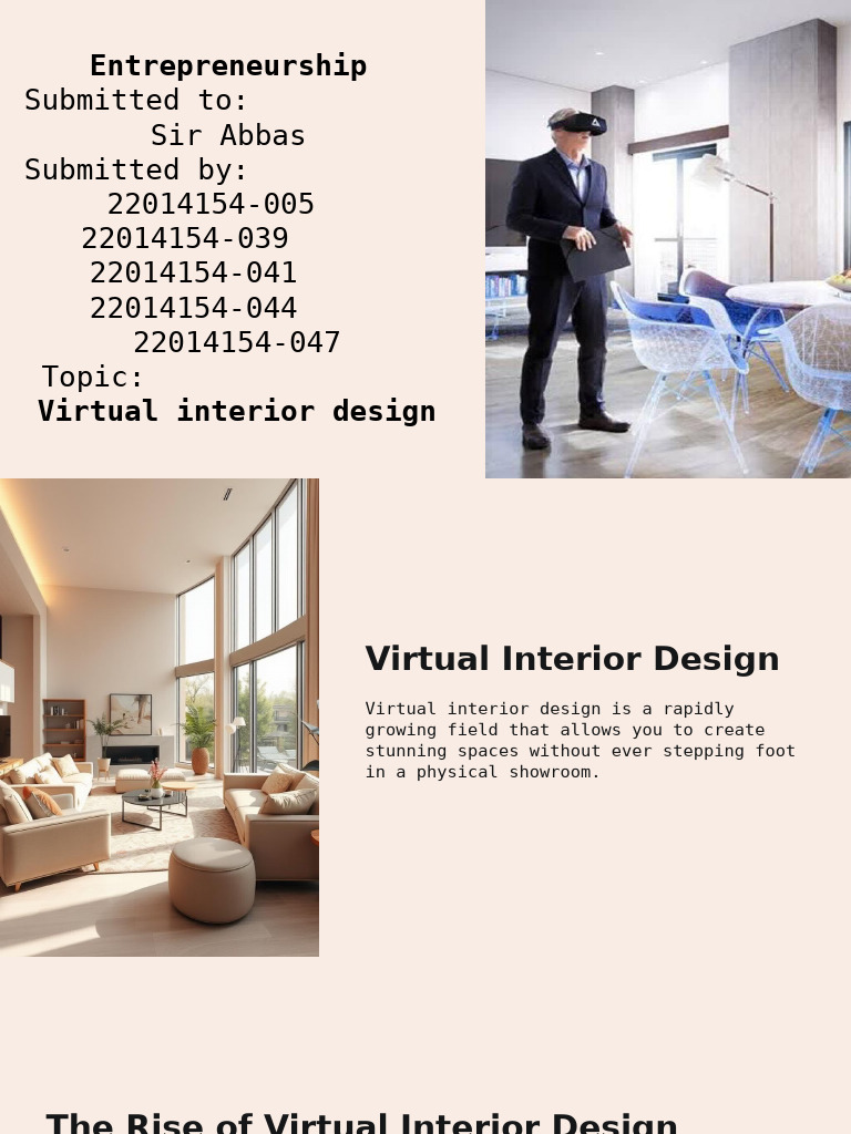 Virtual Interior Design Benefits & Trends | PDF | Interior Design ...