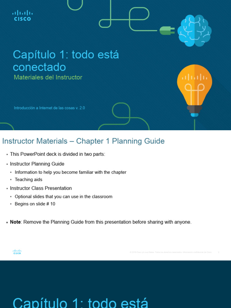 I2IoT20 Chp1 Instructor Supplemental Material | PDF | Internet de las Cosas | Red de computadoras