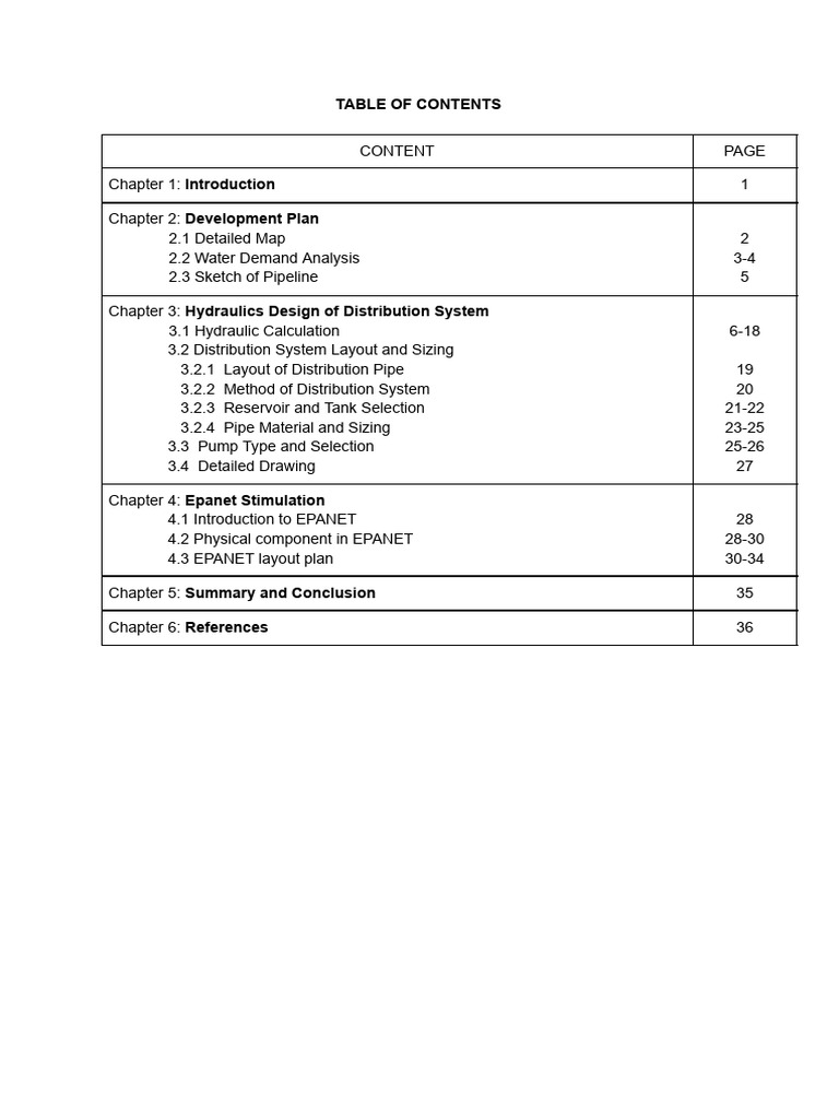 Water Supply System Design for KMP | PDF | Pump | Reservoir