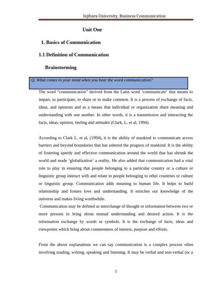 Business Communication | PDF | Communication | Nonverbal Communication