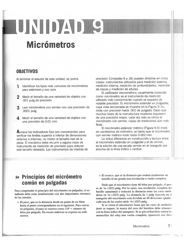 3 - Medicion Con Micrometro | PDF
