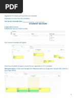 Celcat Time Table Steps | PDF