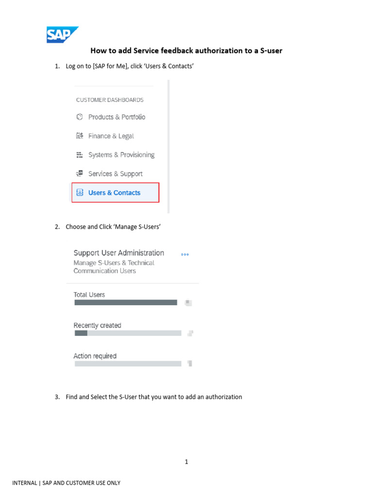S-User+Authorization+Guide | PDF