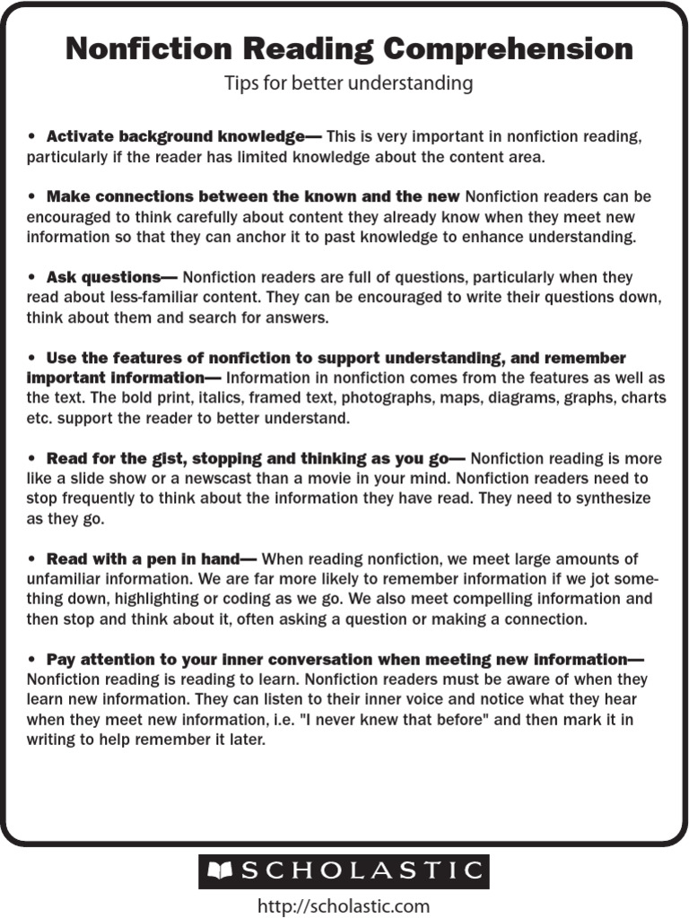 Nonfiction Reading | PDF