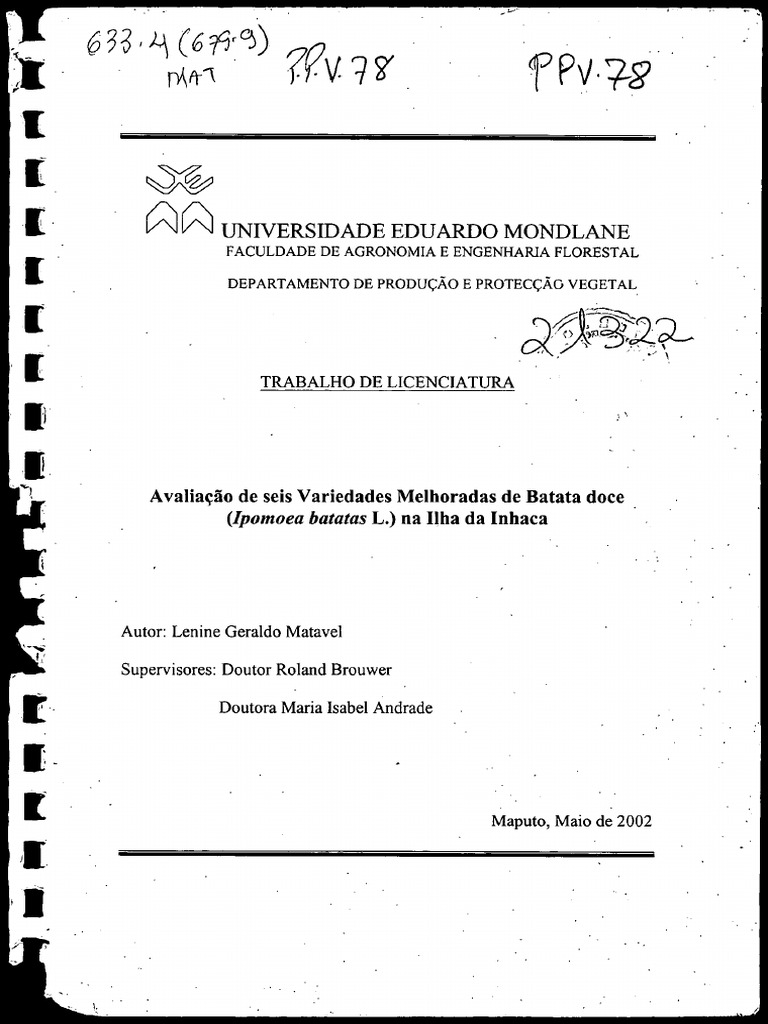 2002 - Matavel, Lenine Geraldo | PDF