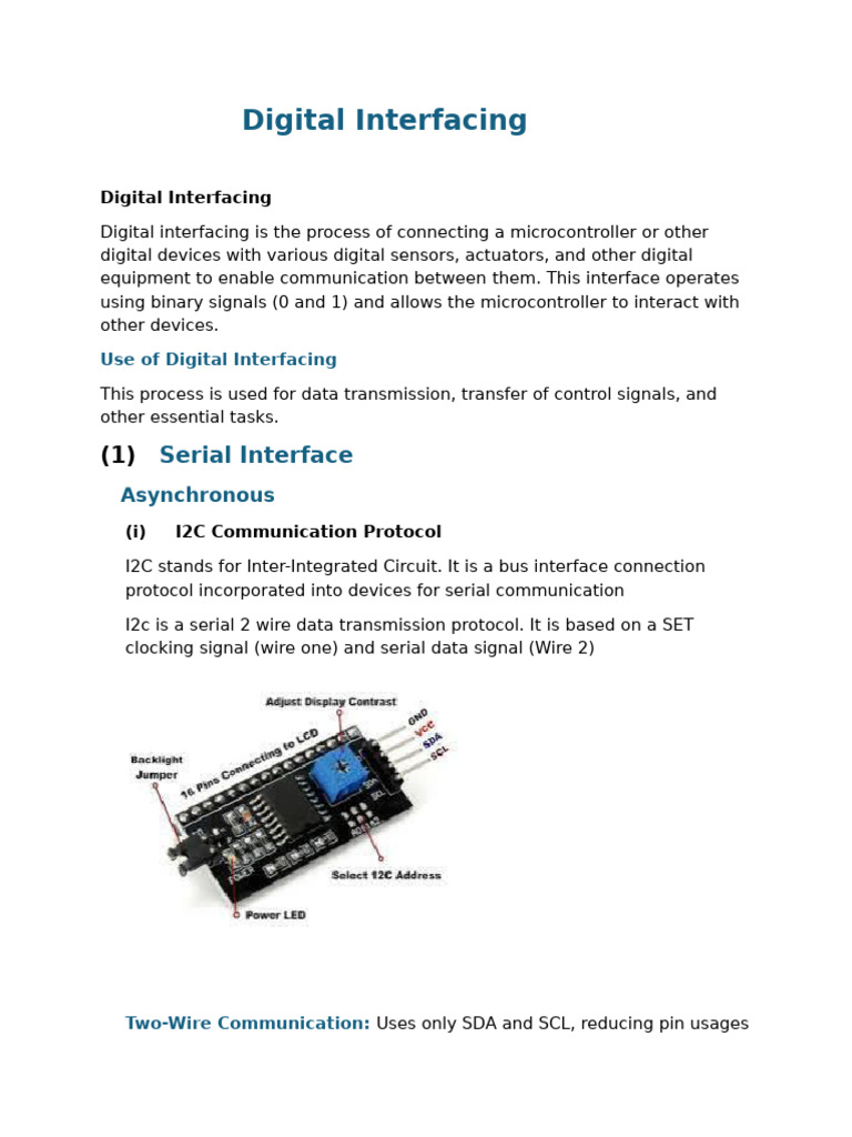 I2C Communicatio Protocol and SPI | PDF | Computer Engineering | Physical Layer Protocols