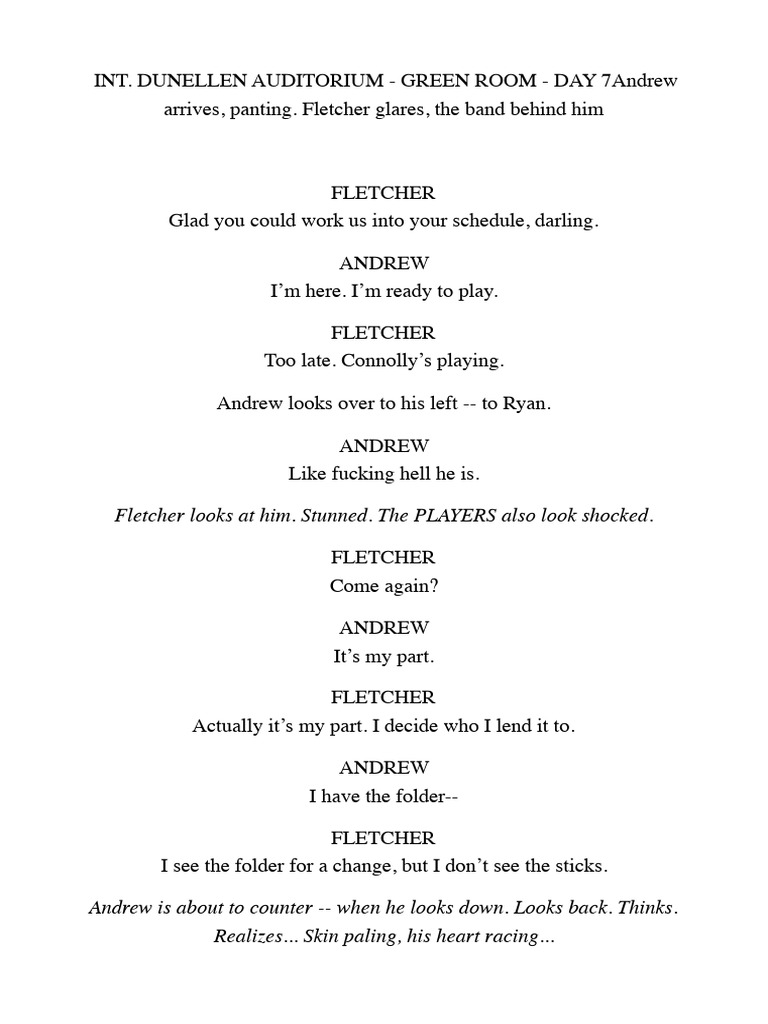 Whiplash Andrew Fletcher | PDF