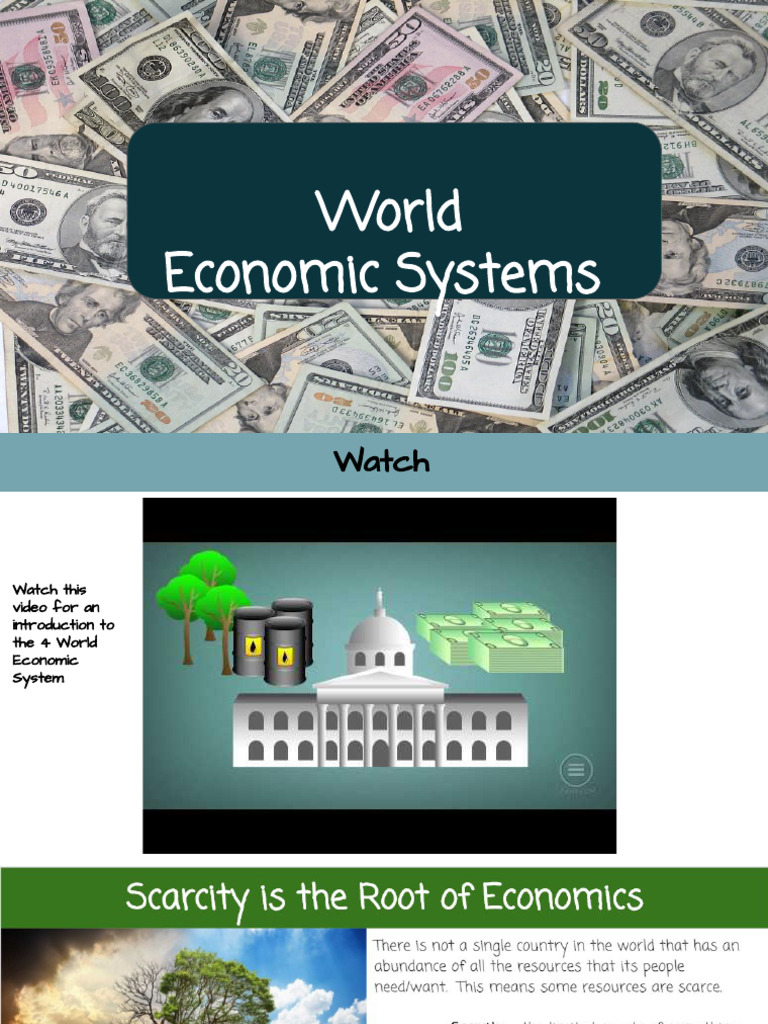 Lesson 1 - Intro to Economic Systems | PDF | Market (Economics ...