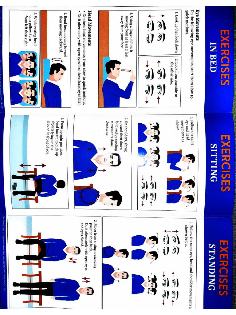 VERTIGOEXERCISES | PDF