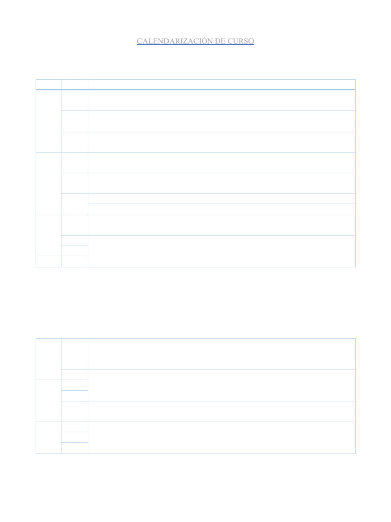 Calendariocurso Dis Exp | PDF | Experimentar | Estadísticas