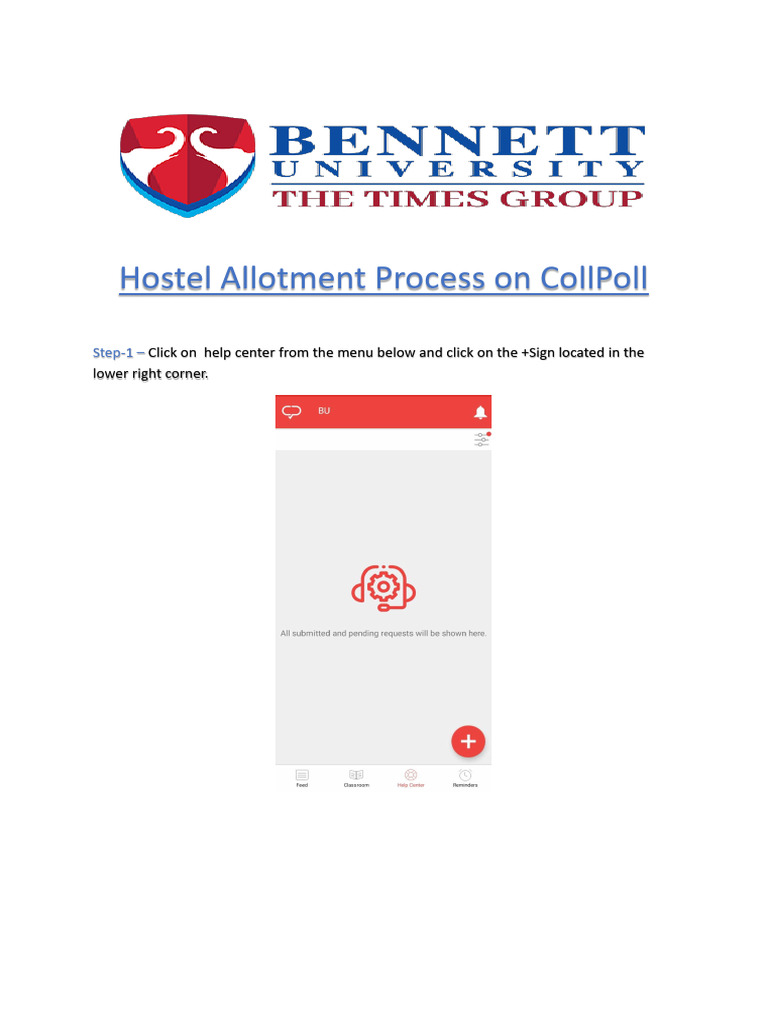 Annexure 3 (Hostel Allotment Process On CollPoll - Mobile View) | PDF
