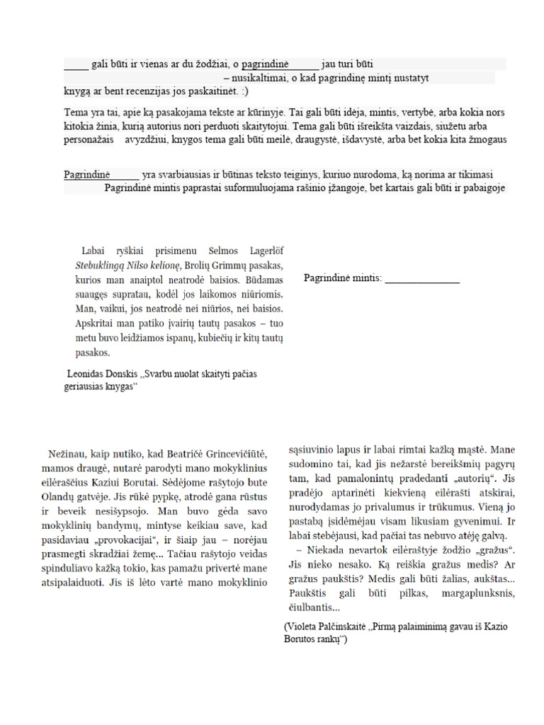 TEMA.MINTIS.namų_darbas | PDF