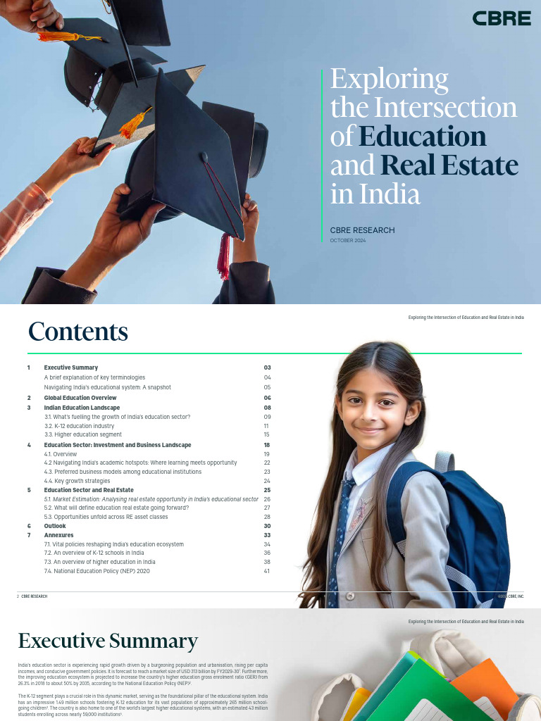 Cbre - Education and Real Estate | PDF | Gross Domestic Product ...