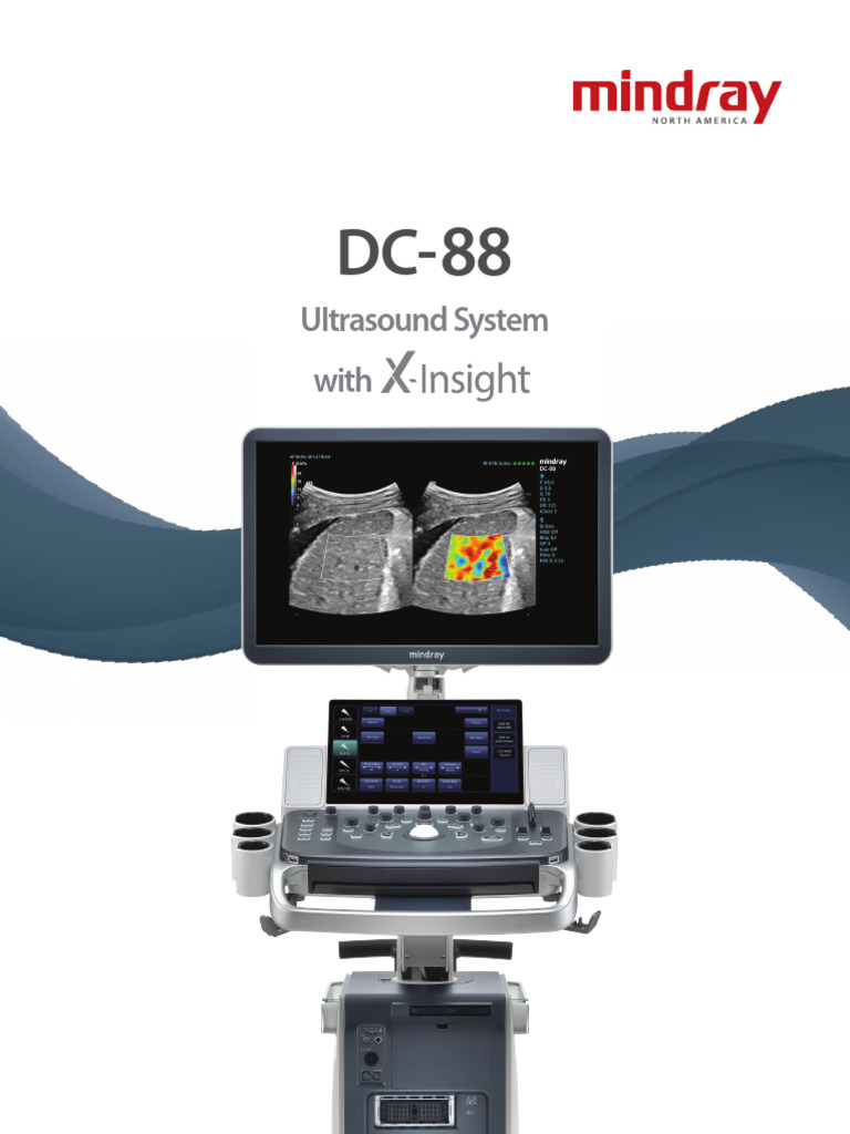 Mindray DC-88 Ultrasound Cart Brochure | PDF | Medical Ultrasound ...