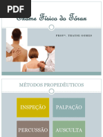 Exame Físico do Tórax e Pectoriloquia | PDF | Pulmão | Respiração