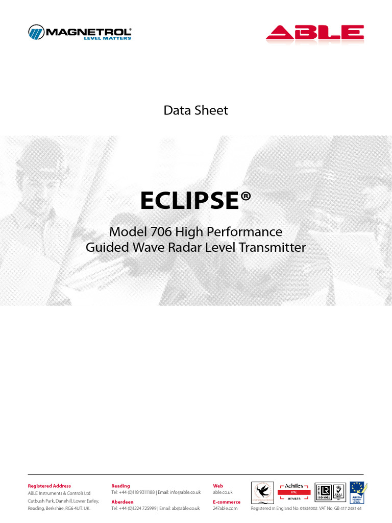 eclipse-706-gwr-transmitter-datasheet | PDF | Coaxial Cable | Electrical Engineering