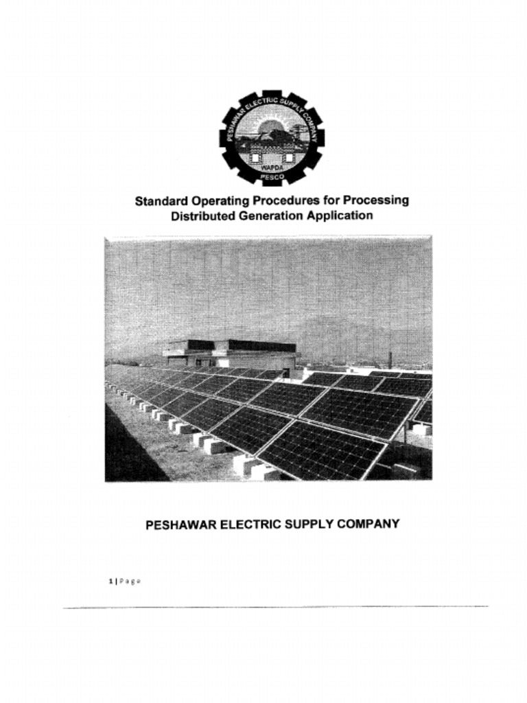 Net Metering Sop | PDF