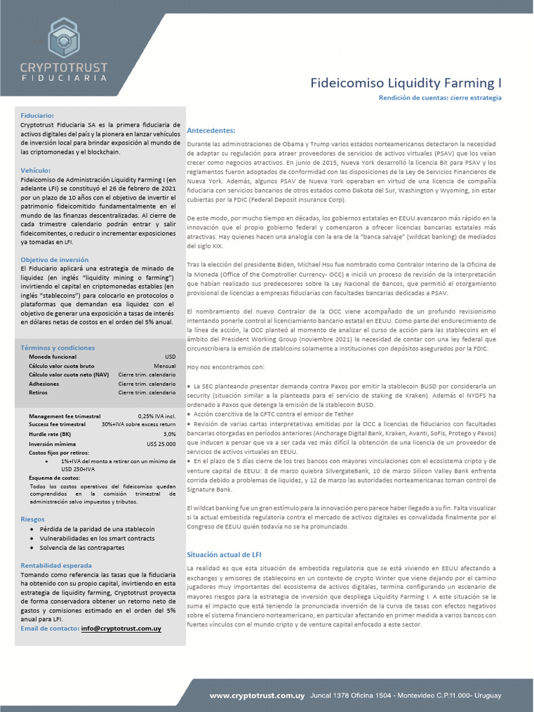 Lfi | PDF | Capital de riesgo | Finanzas corporativas