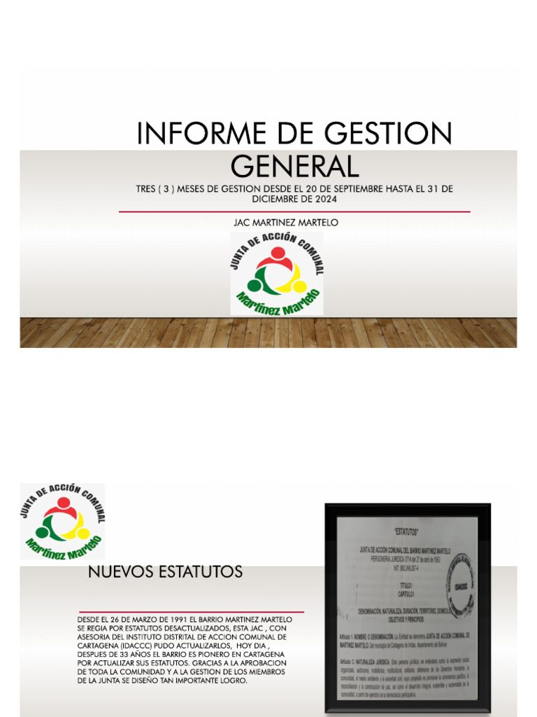 Informe de Gestion 2024 | PDF