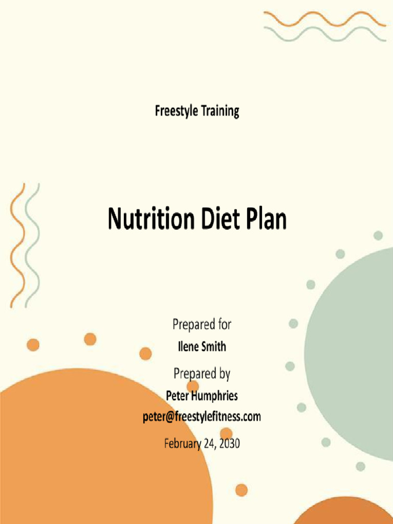 Ms. Smith's Healthy Meal Plan Guide | PDF