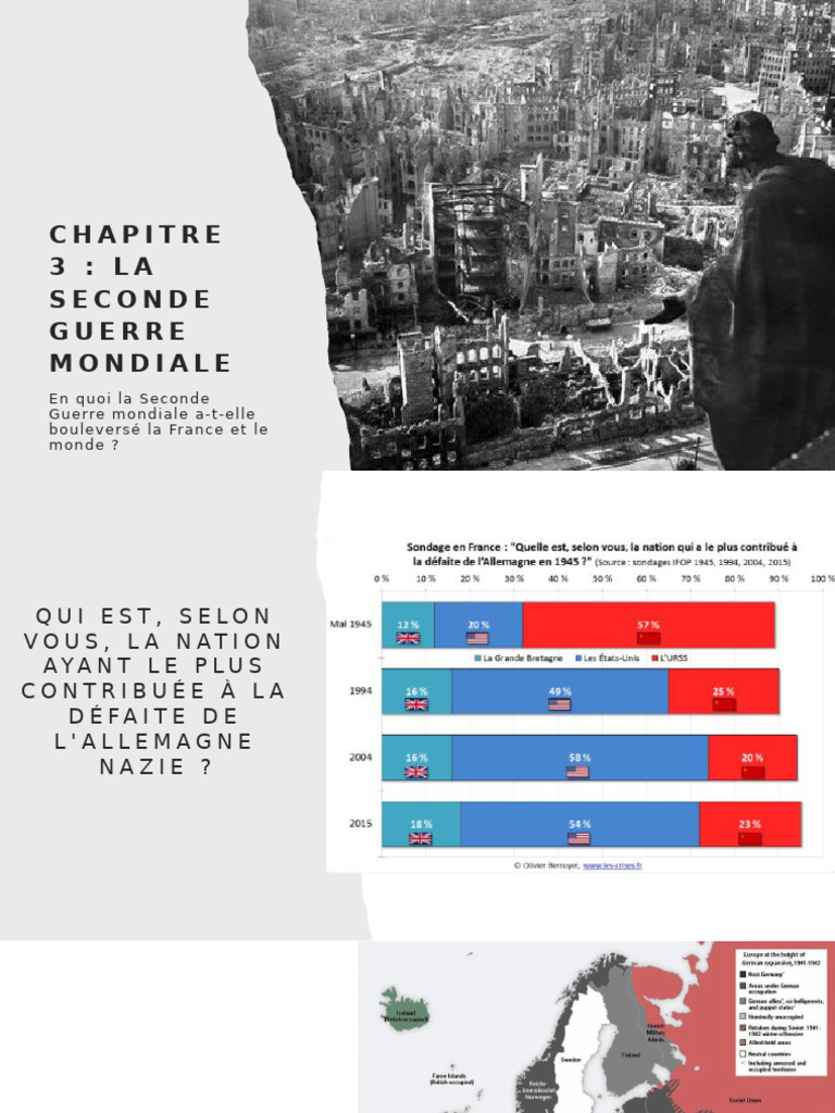 Impact de la Seconde Guerre mondiale | PDF | France de Vichy | Conflits