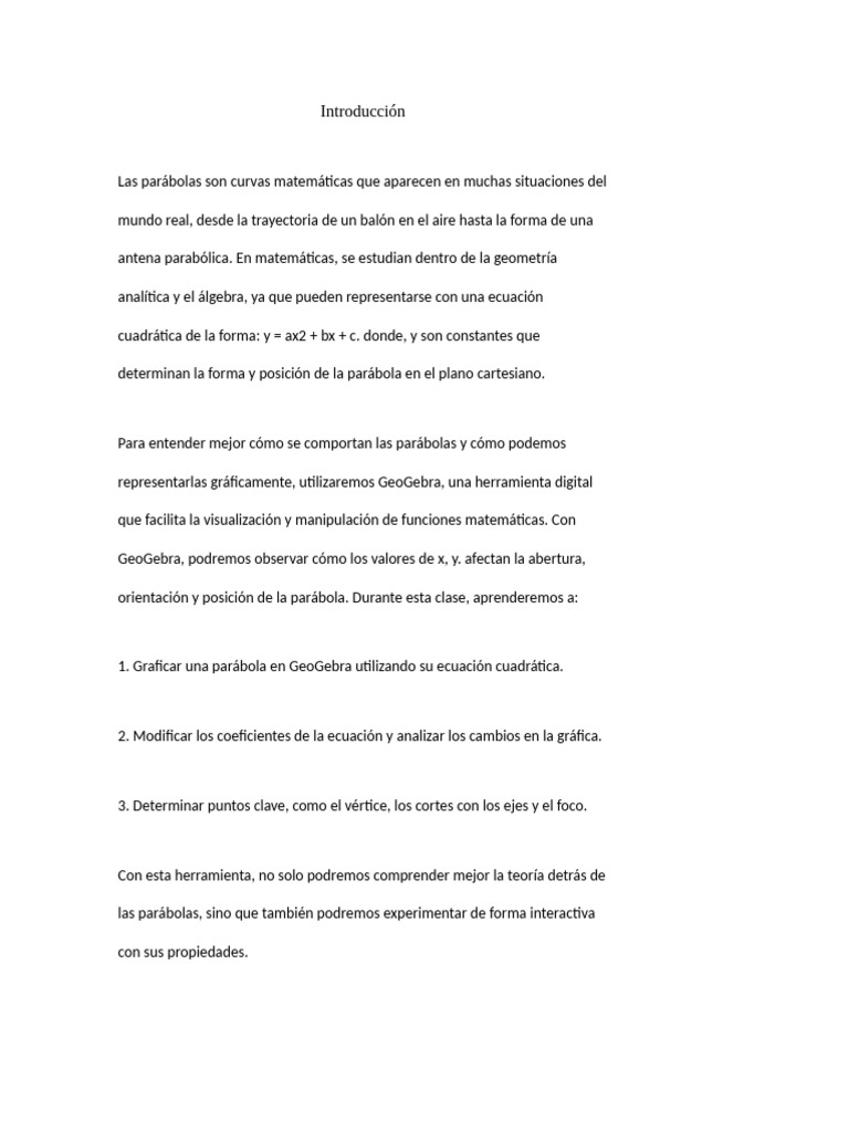 GeoGebra. 2 | PDF | Ecuaciones | Elipse