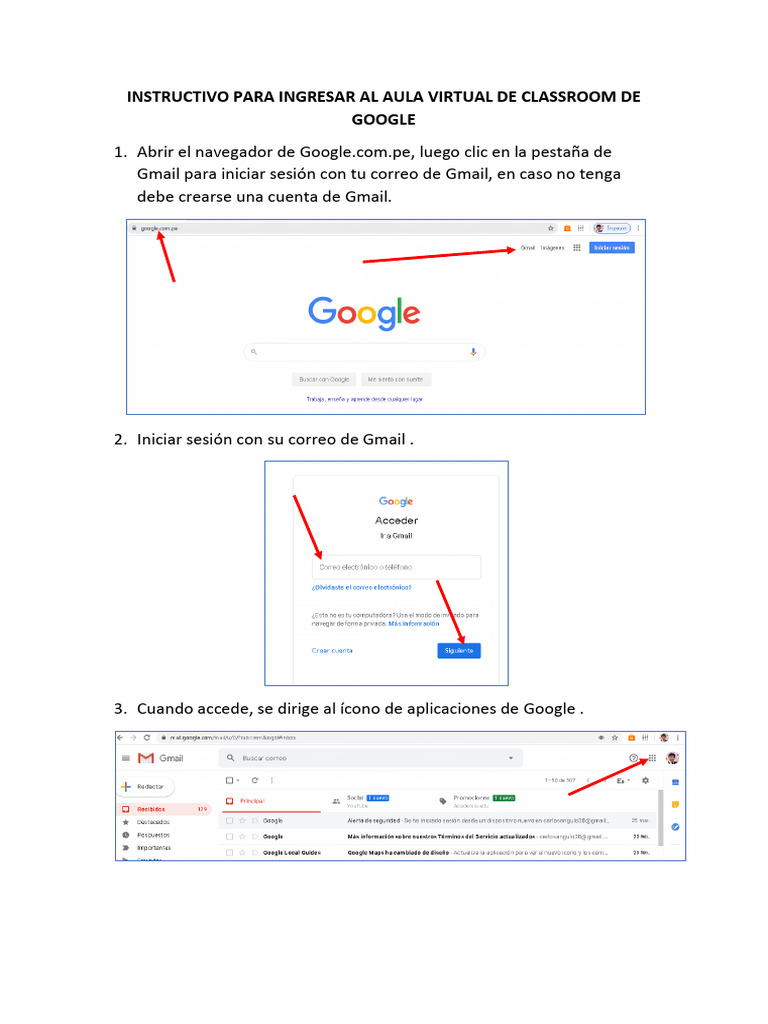 1 - Como Ingresar Gmail | PDF