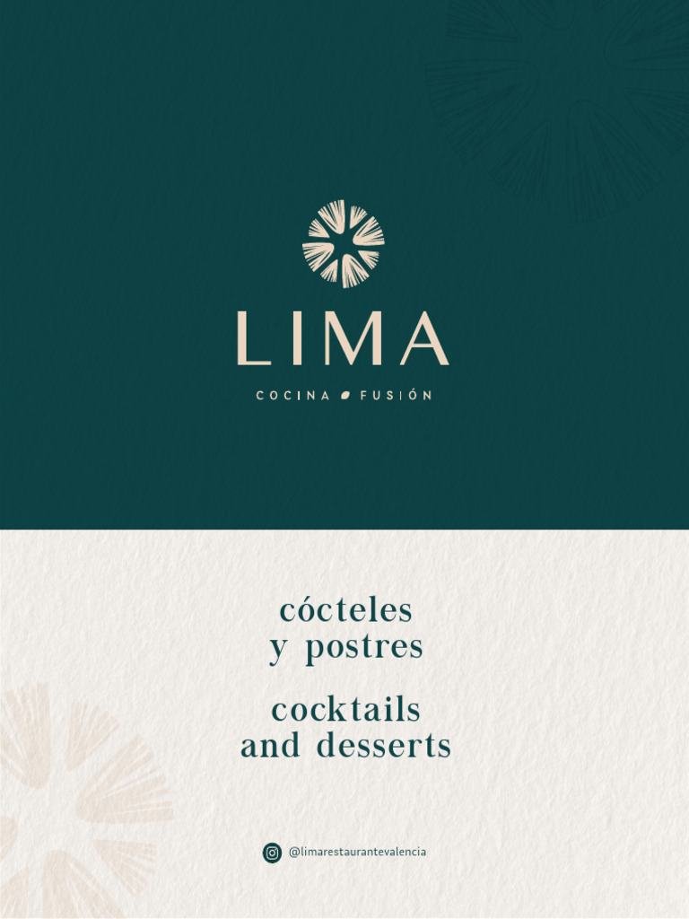 Menu LIMA A5 CoctelesyPostresabril24 | PDF | Bebida | Bebidas Fermentadas