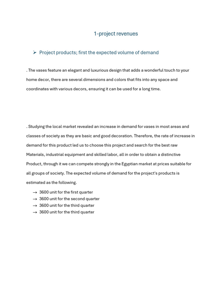 project rev and expenses | PDF | Economies