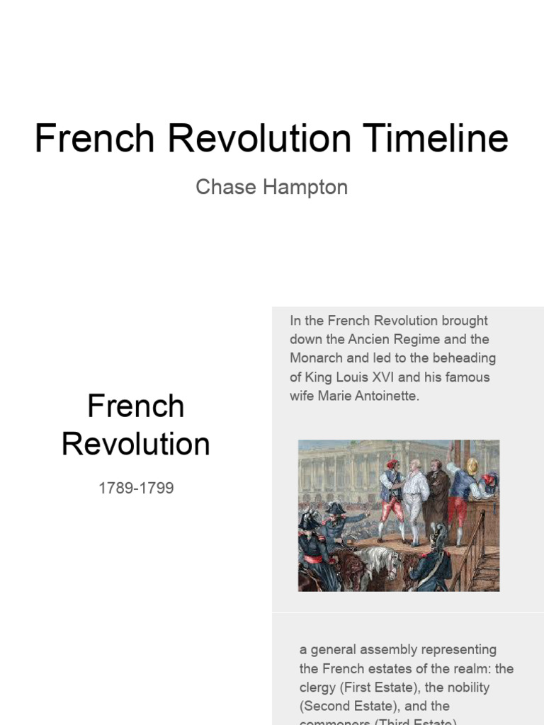 French Revolution Timeline | PDF | French Revolution | Monarchies Of Europe