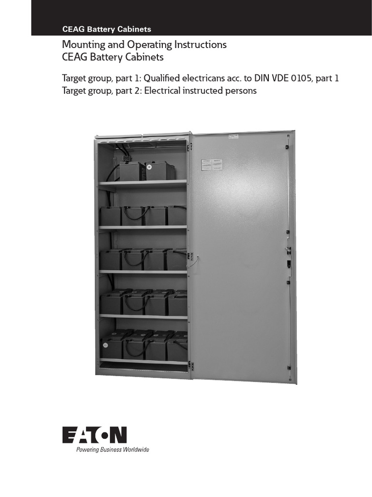 Cooper Ceag Datasheet ZB S Cabinets and Substations - 43 | PDF ...