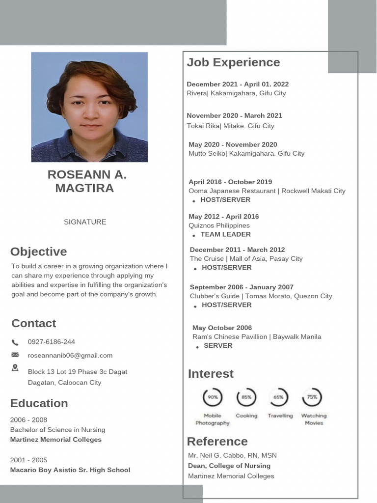 ROSEANN A. MAGTIRA - Resume | PDF
